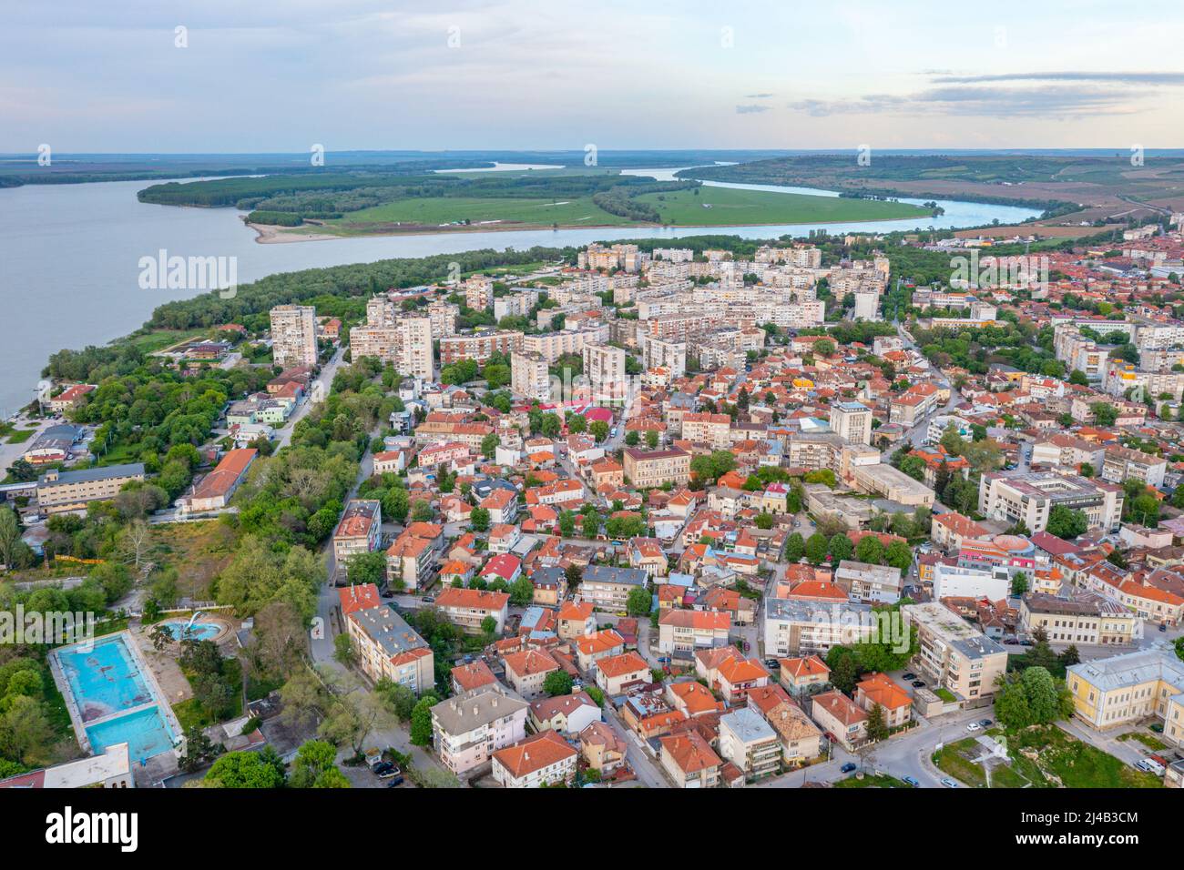 Aerial view of Silistra, Bulgaria Stock Photo - Alamy