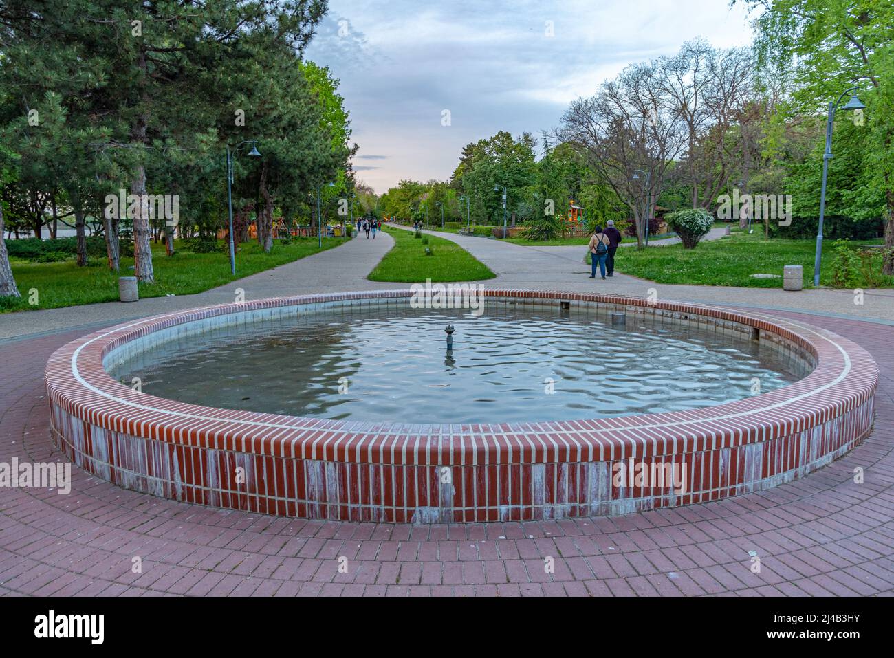 Danube garden in Bulgarian town Silistra Stock Photo - Alamy