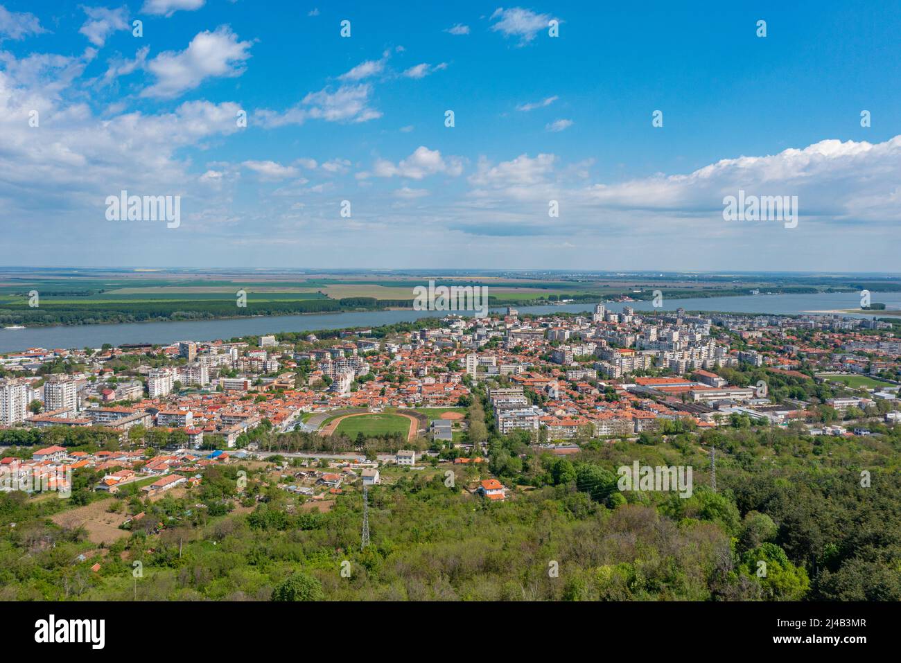Aerial view of Silistra, Bulgaria Stock Photo - Alamy