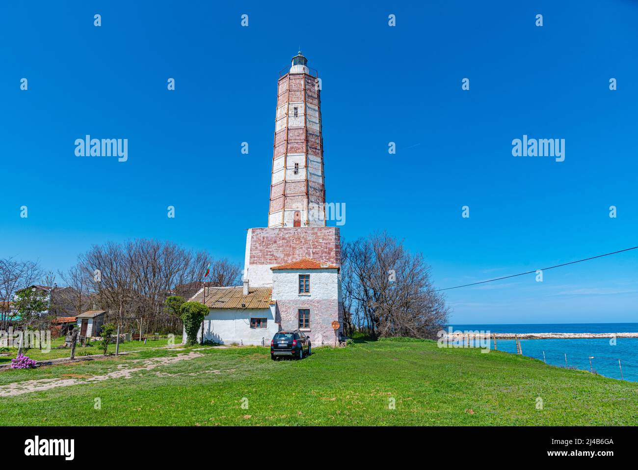 View of the Shabla lighthouse in Bulgaria Stock Photo - Alamy
