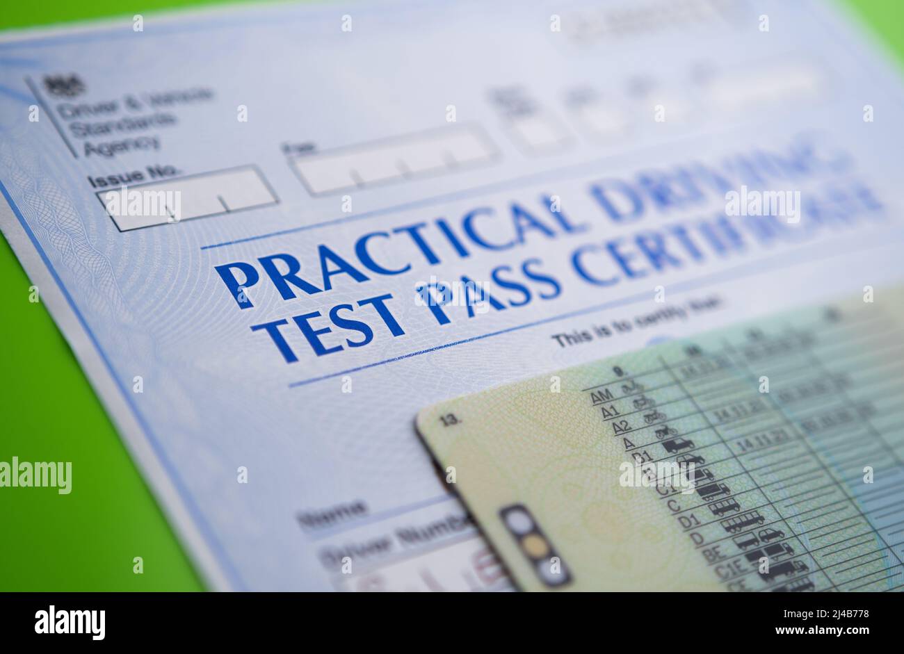 Priovisional driving licence hi-res stock photography and images - Alamy