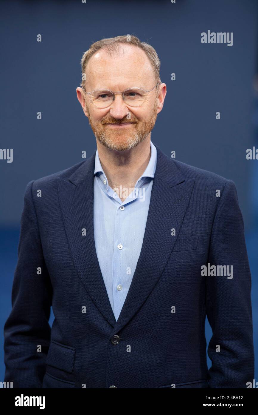 Mark Gatiss attends the "Operation Mincemeat" UK premiere at The Curzon ...