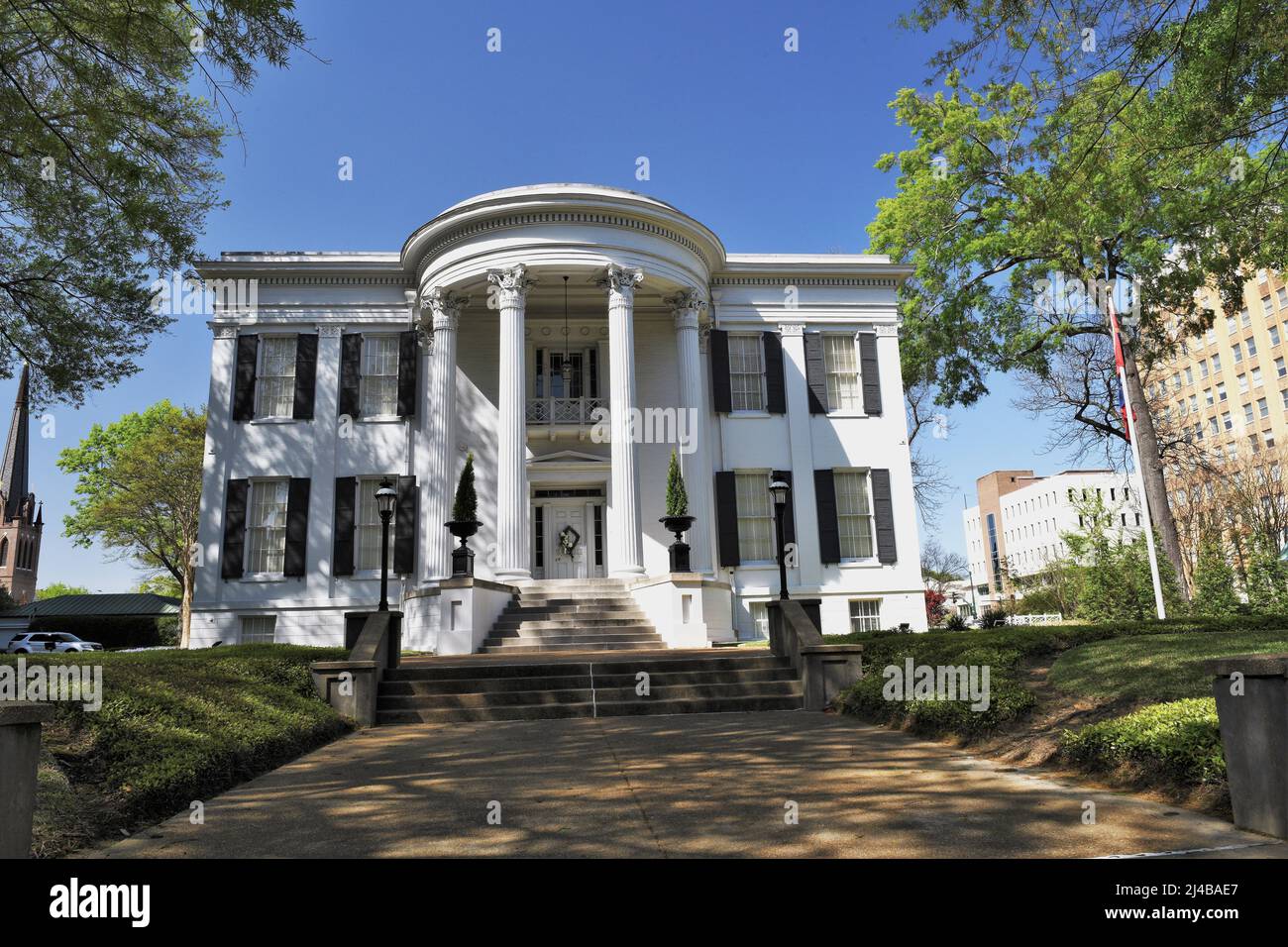 The Mississippi Governor's Mansion in Jackson, Mississippi Stock Photo ...