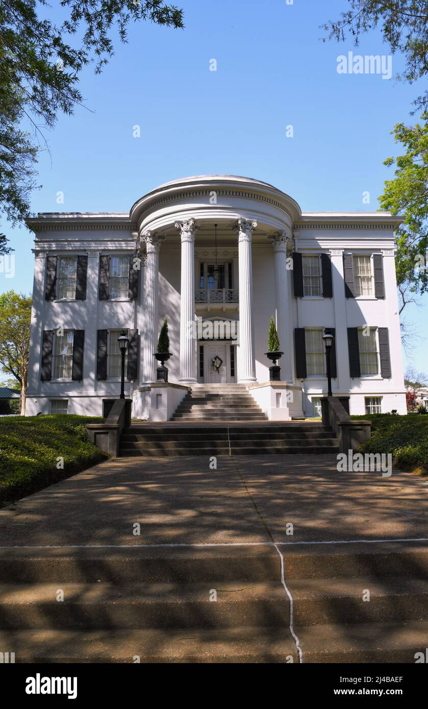 The Mississippi Governor's Mansion in Jackson, Mississippi Stock Photo ...