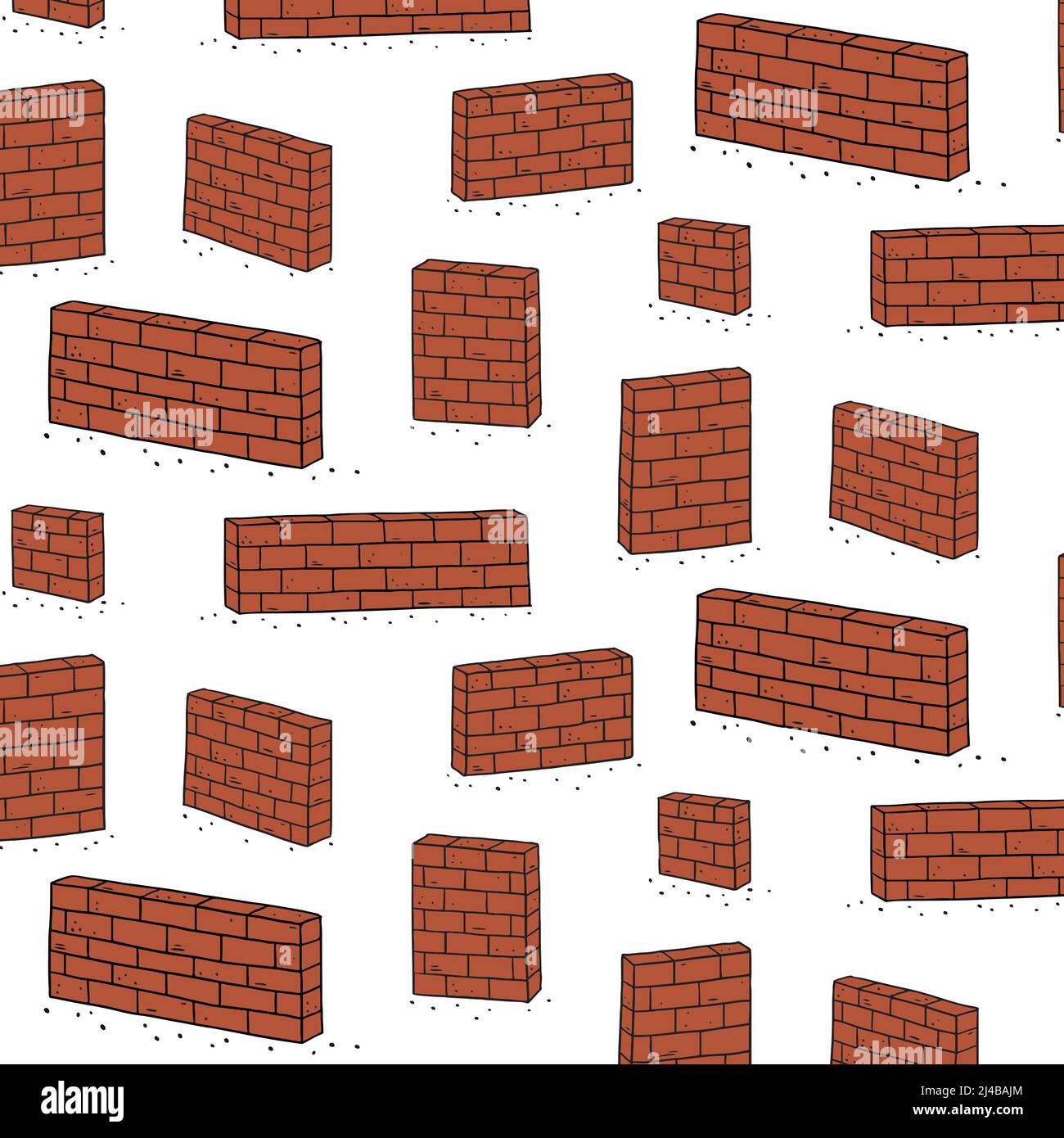 Red bricks abstract background Stock Vector Images - Alamy
