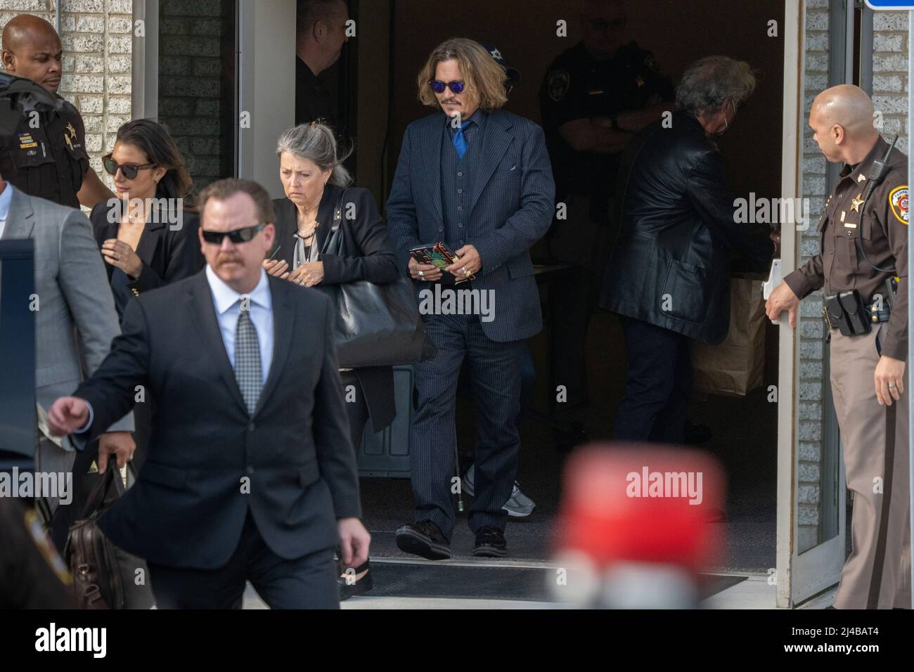 13 April 2022- Fairfax, VA- Actor Johnny Depp departs from his his anti ...