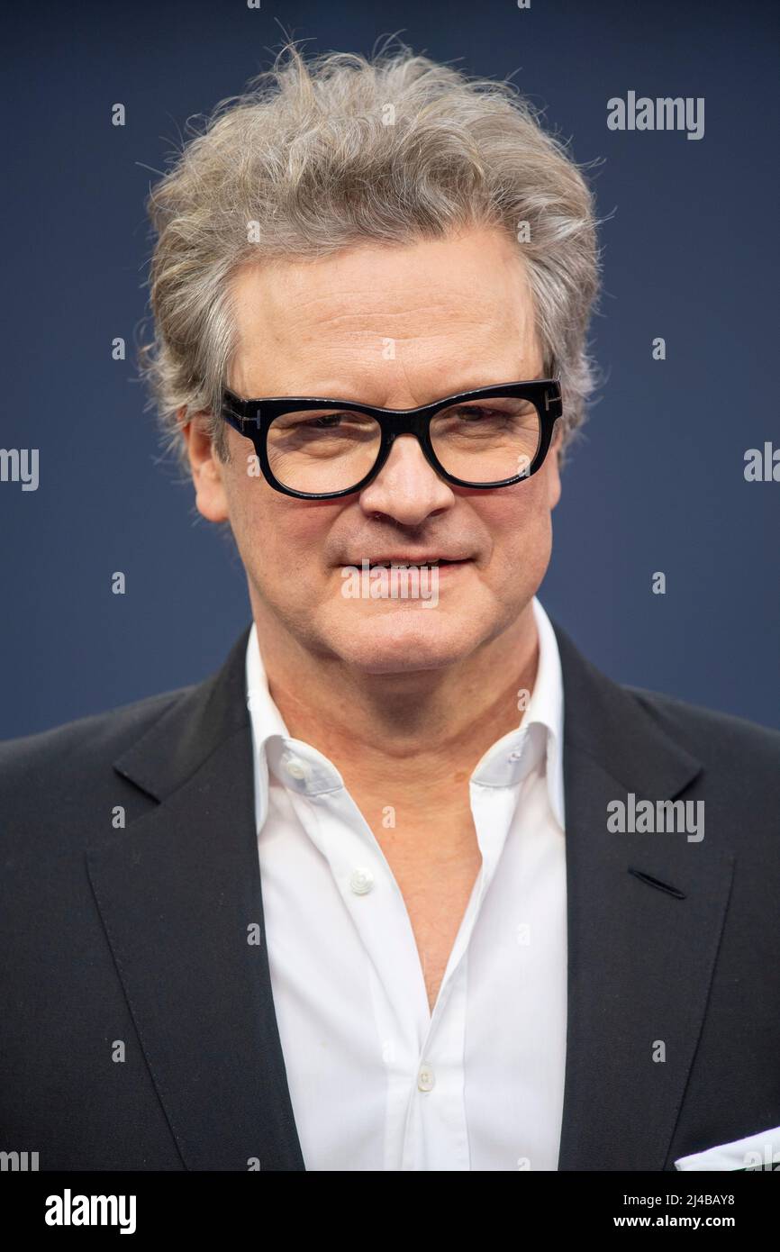Colin Firth attends the "Operation Mincemeat" UK premiere at The Curzon ...