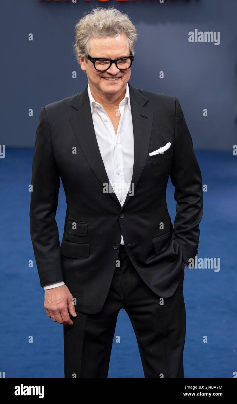 Colin Firth attends the "Operation Mincemeat" UK premiere at The Curzon ...