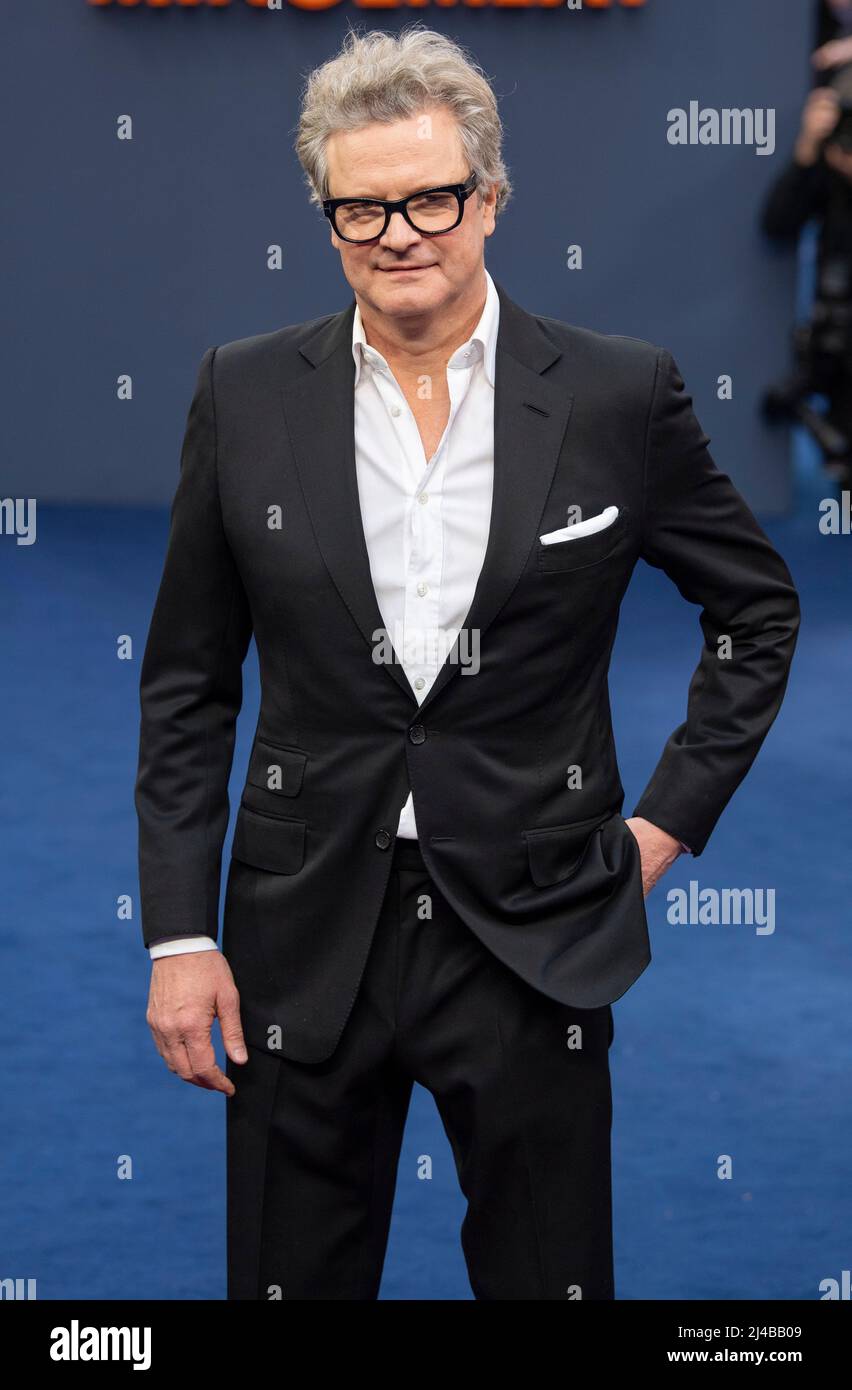 Colin Firth attends the "Operation Mincemeat" UK premiere at The Curzon ...