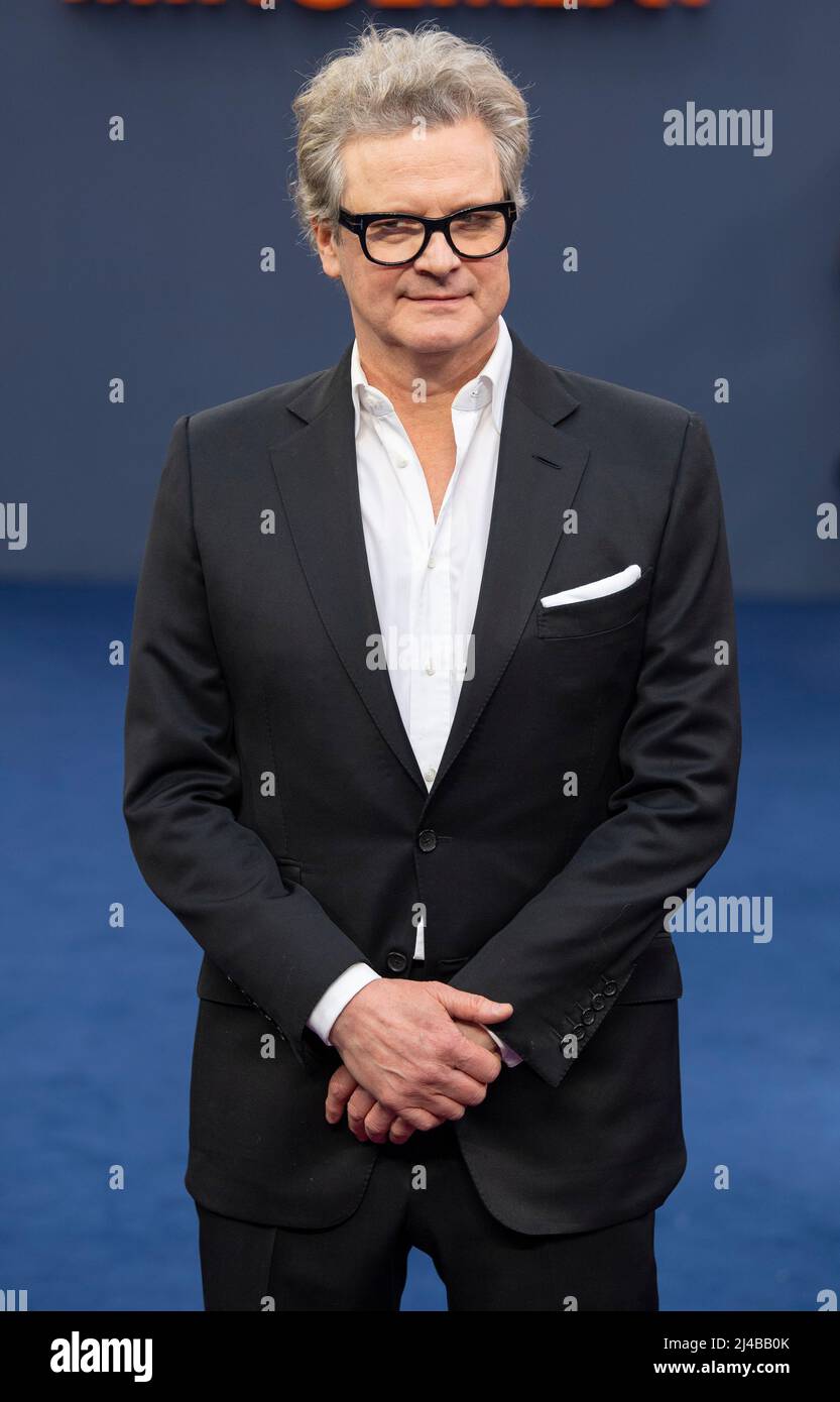 Colin Firth attends the "Operation Mincemeat" UK premiere at The Curzon ...