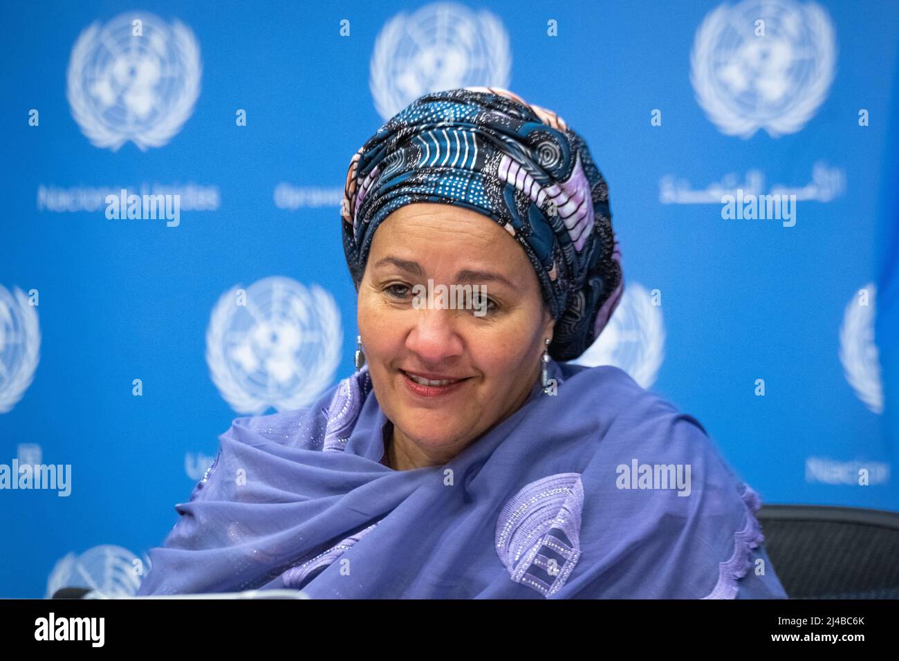 New York, USA. 13th Apr, 2022. United Nations UN Deputy Secretary ...