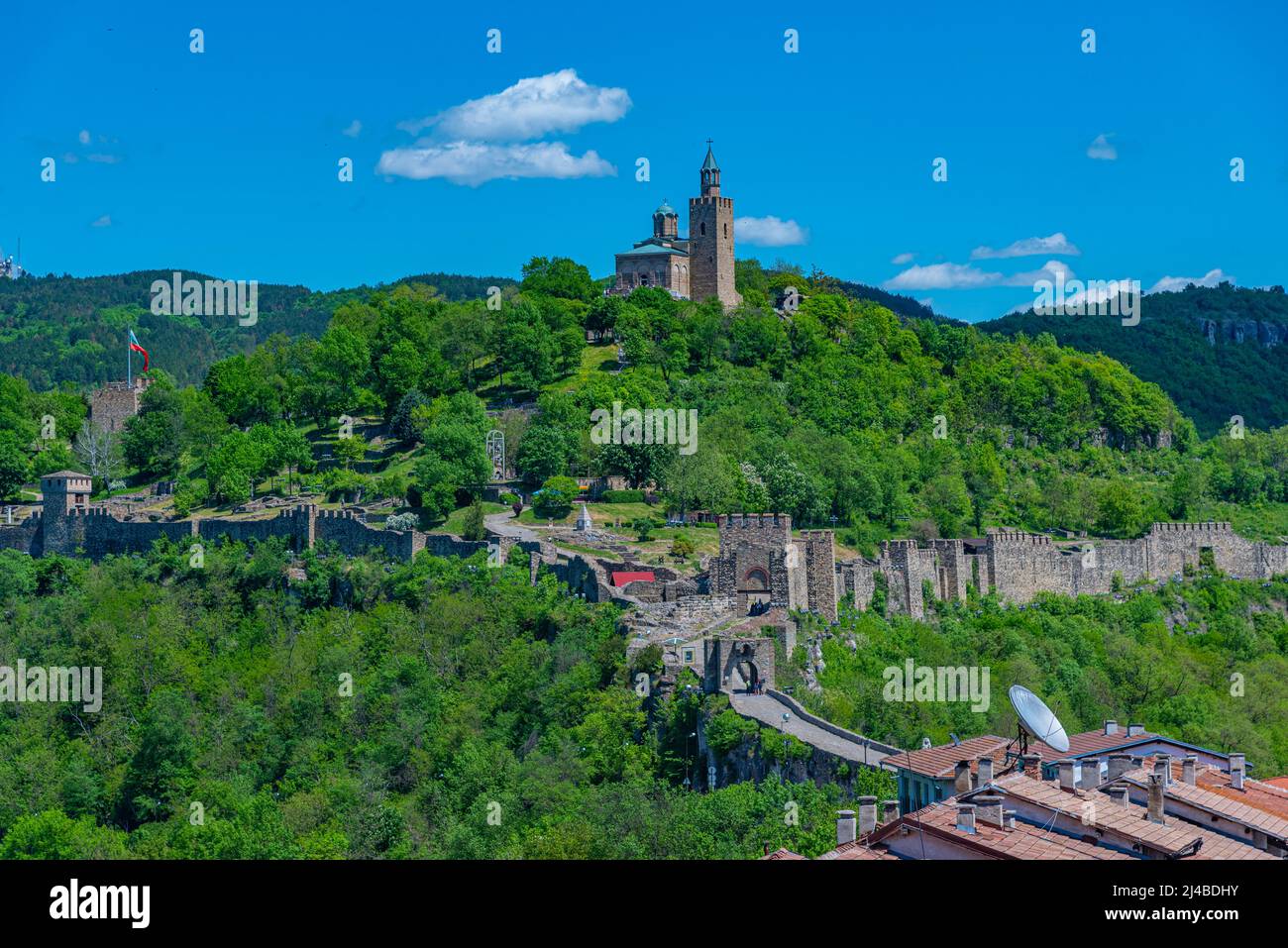 Tsarevets fortress in Veliko Tarnovo, Bulgaria Stock Photo - Alamy