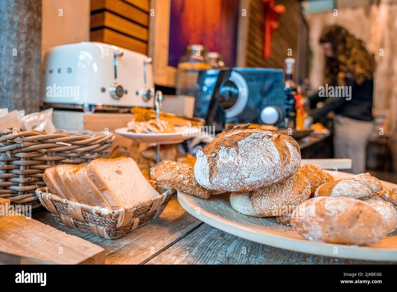 Assorted bread basket hi-res stock photography and images - Alamy