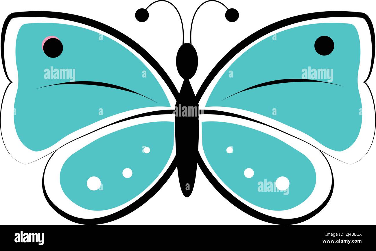 Orange colored butterfly Stock Vector Images - Alamy