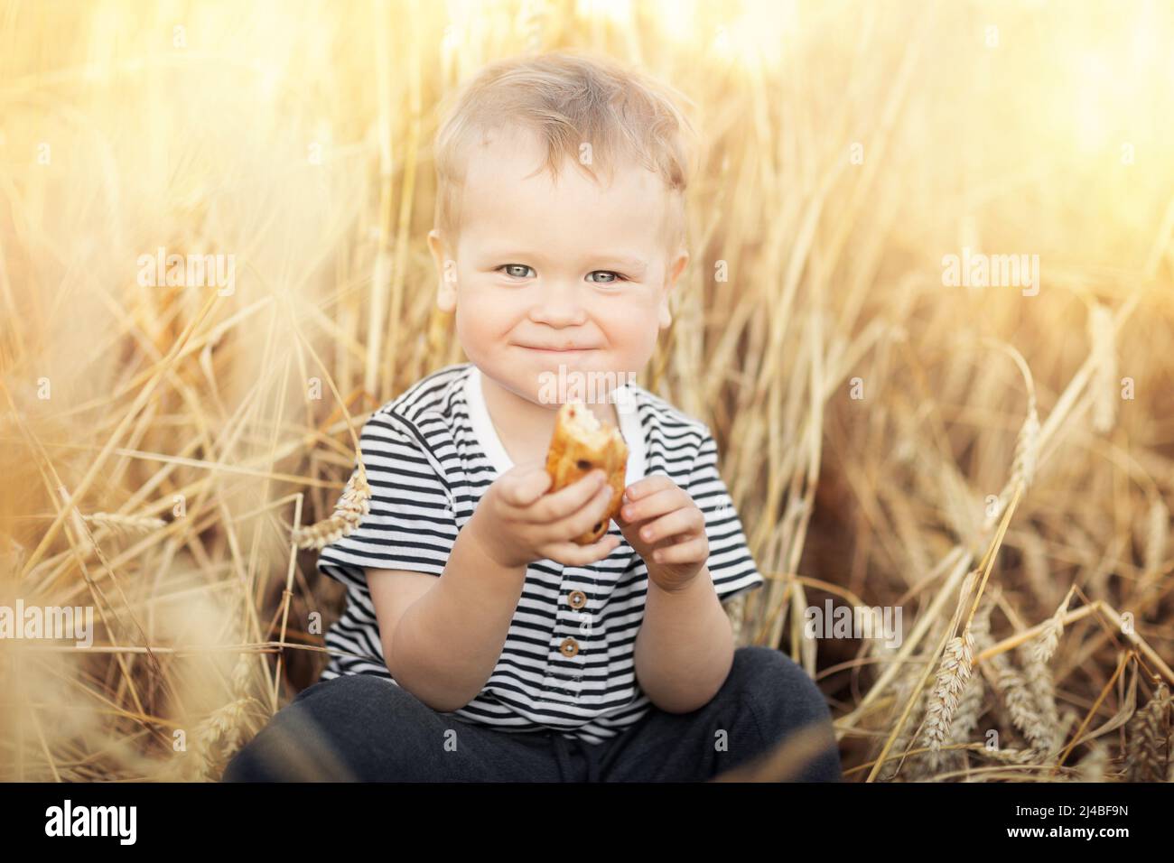 Boy make bread hi-res stock photography and images - Alamy