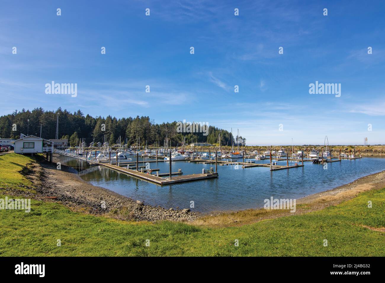Oregon Coast, Coos Bay and North Bend recreation areas Stock Photo - Alamy