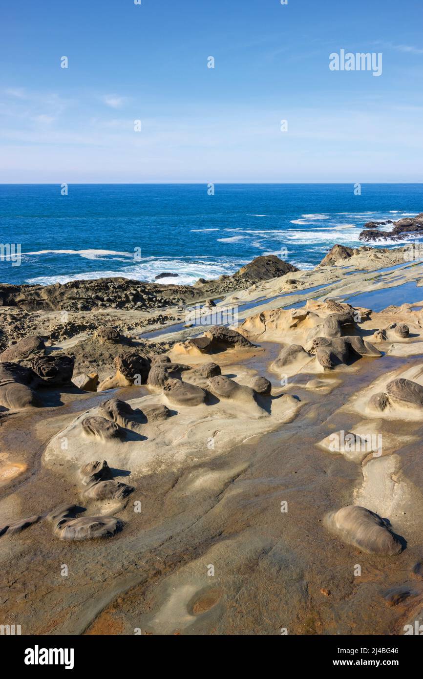 Oregon Coast, Coos Bay and North Bend recreation areas Stock Photo - Alamy