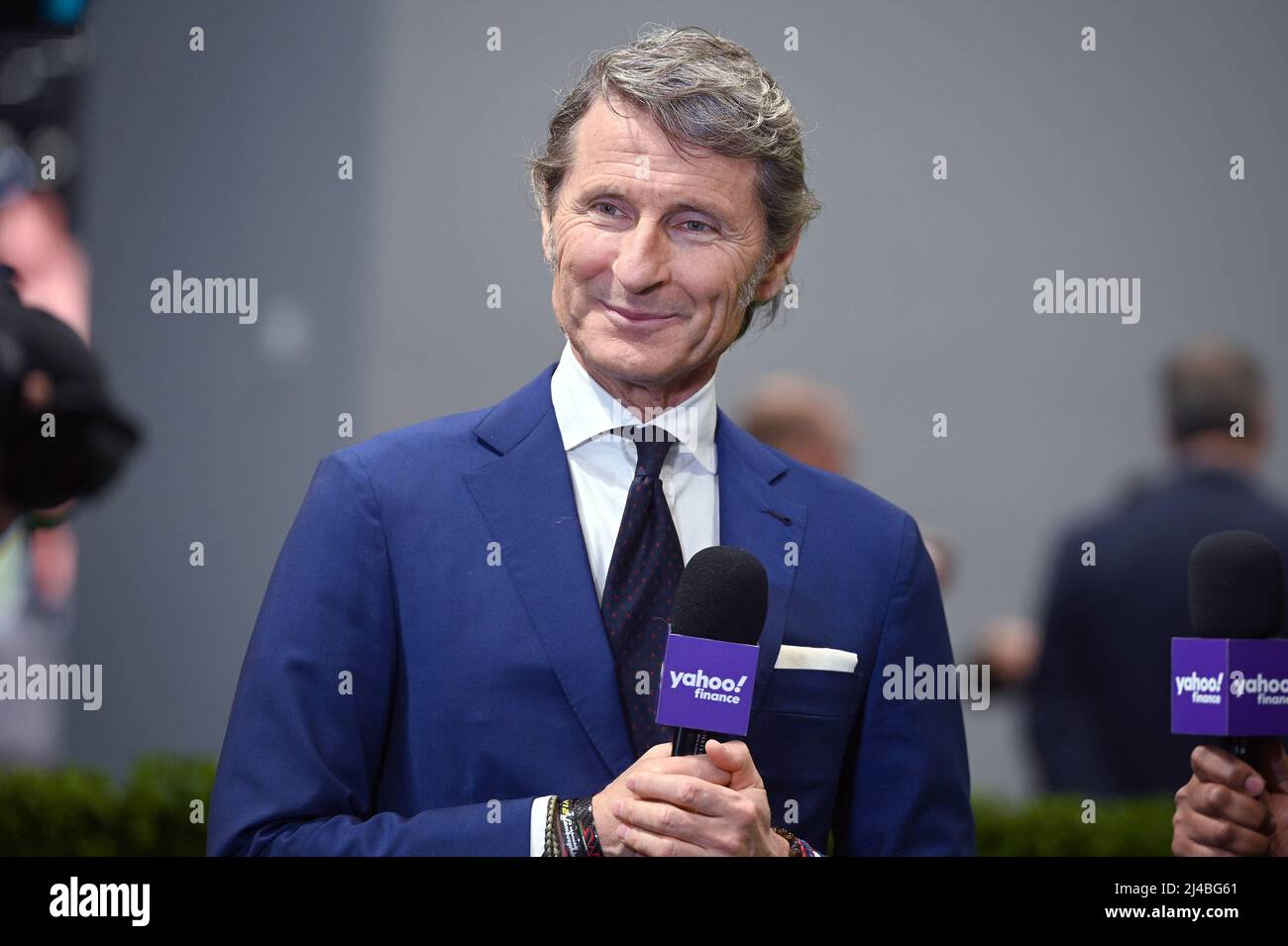 New York, USA. 13th Apr, 2022. Stephan Winkelmann, President and CEO of ...