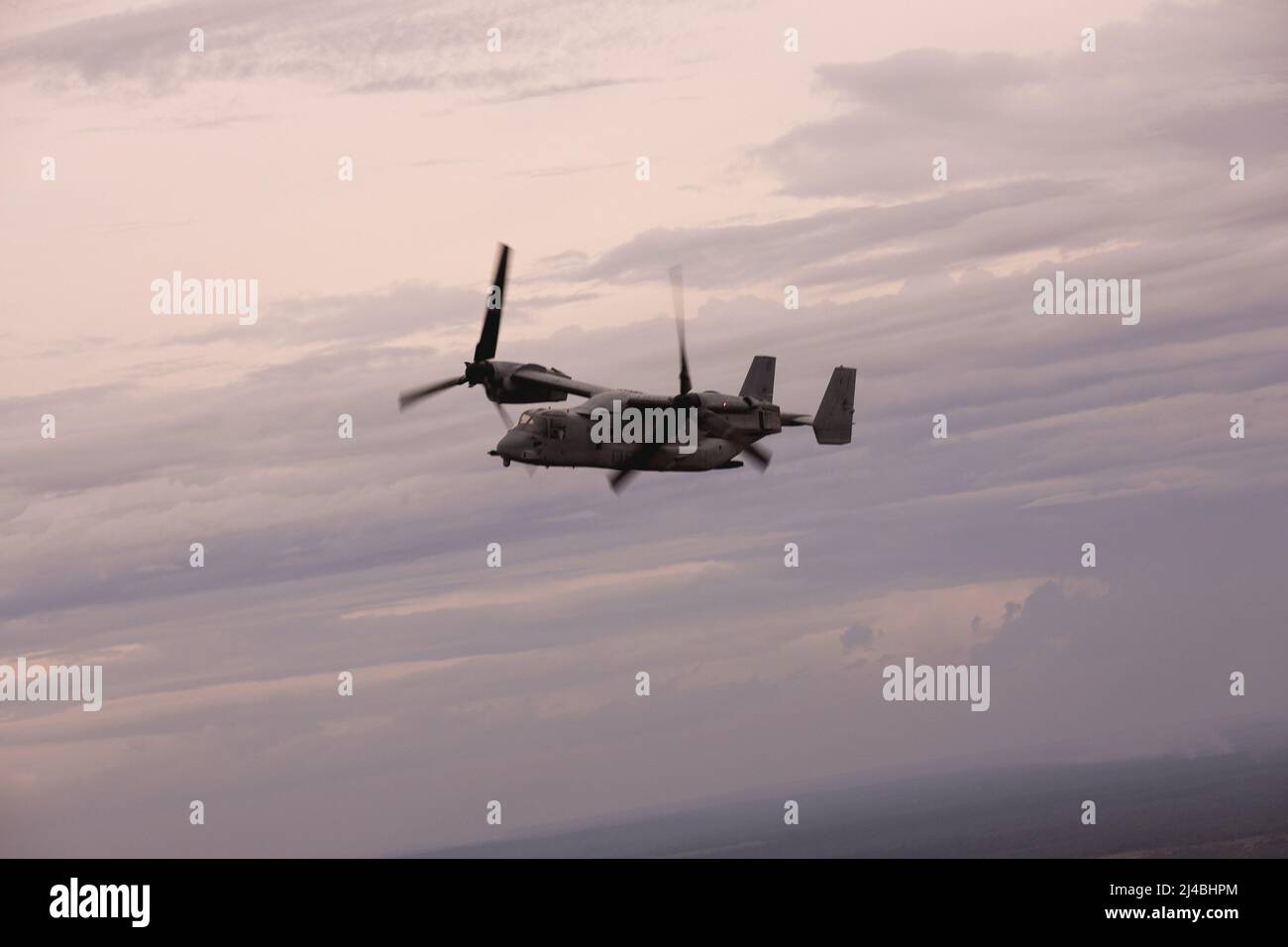 U.S. Marine Corps MV-22 Ospreys with Marine Medium Tiltrotor Squadron ...