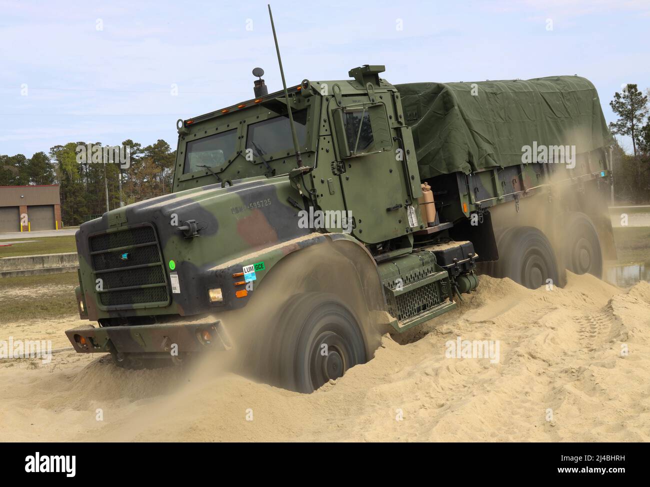 U.S. Marines with 3rd Landing Support Battalion, Combat Logistics ...