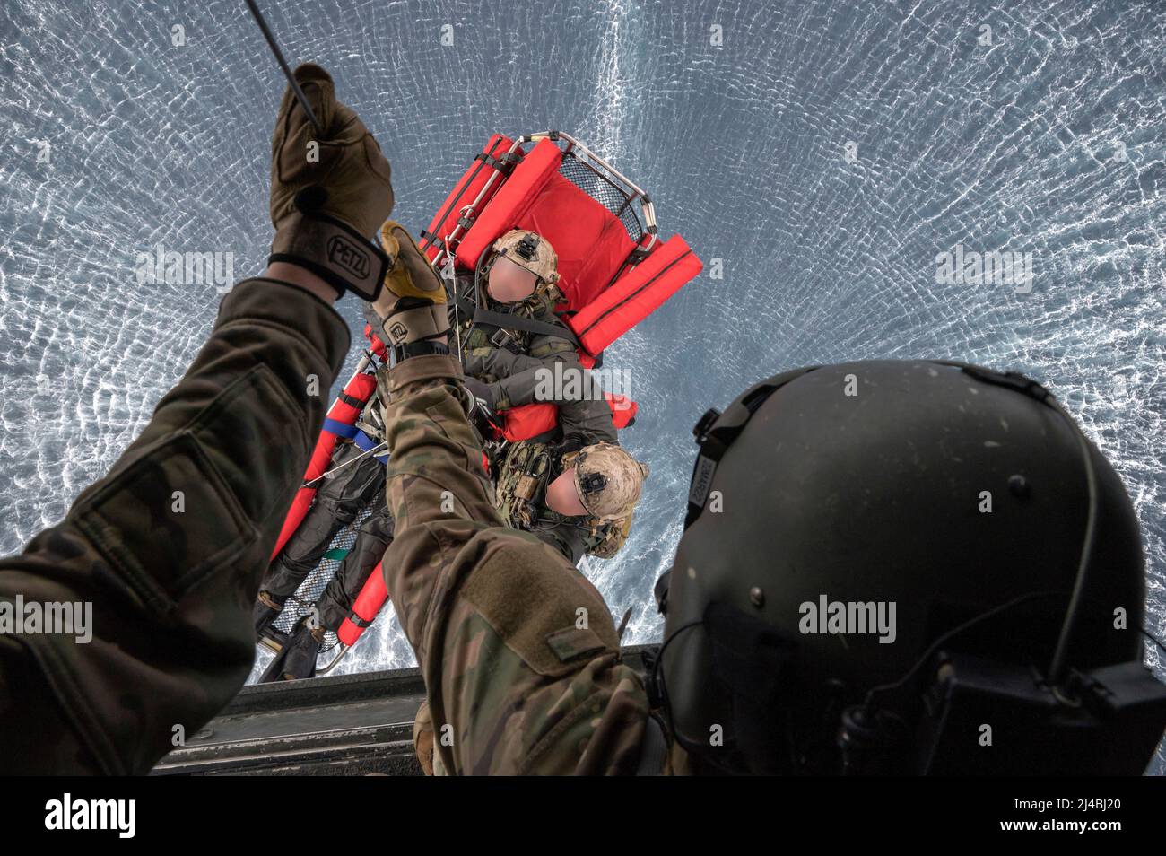 A U.S. Air Force Flight Engineer assigned to the 352d Special ...