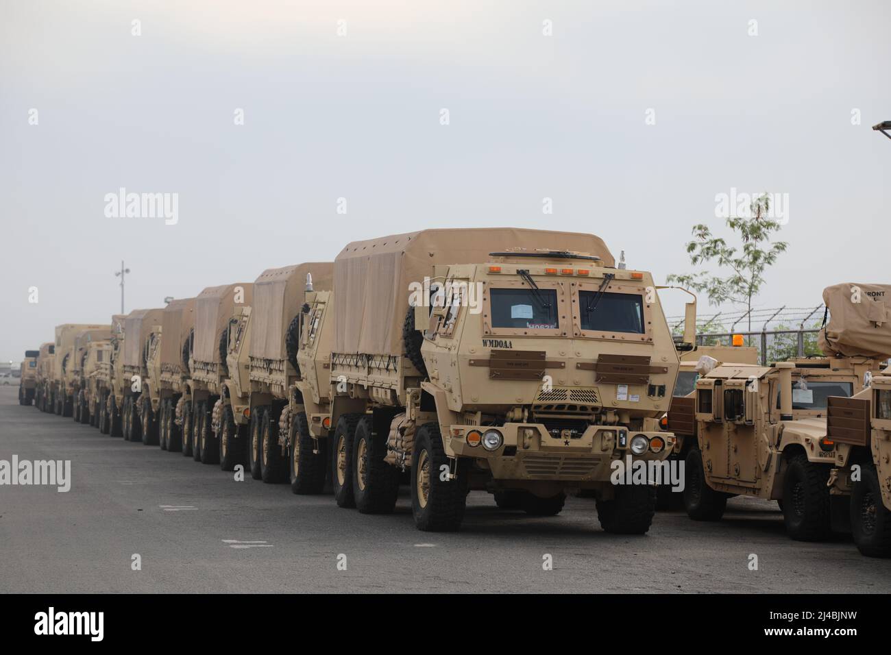 After completion of Balikatan 2022, all military vehicles from the Army ...