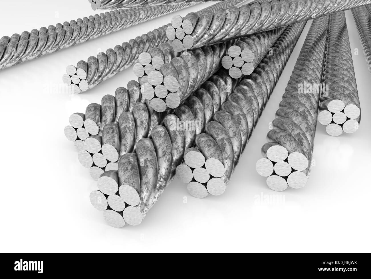 Spiral steel isolated on white background, 3d illustration Stock Photo ...