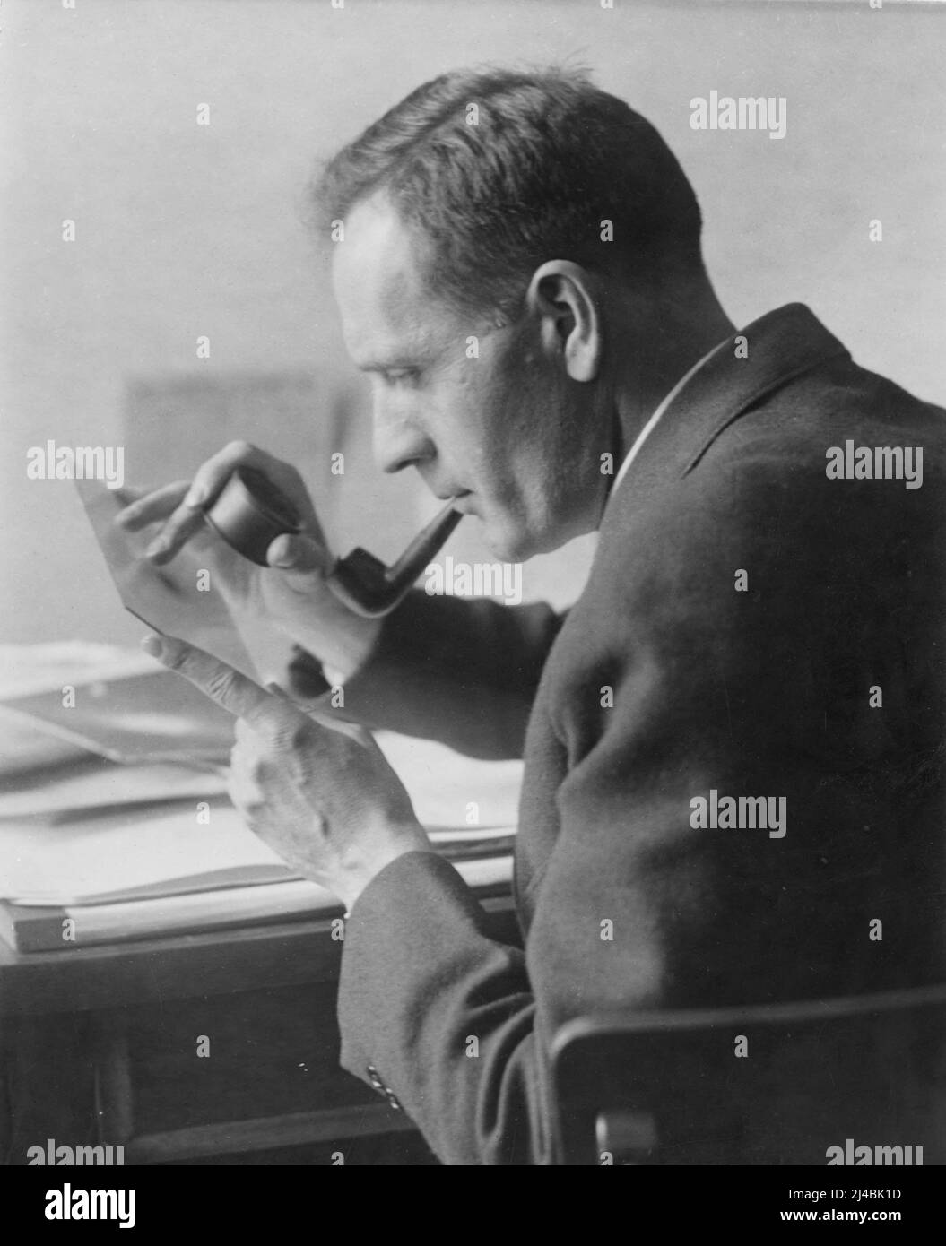 Edwin Powell Hubble, US astronomer Stock Photo - Alamy