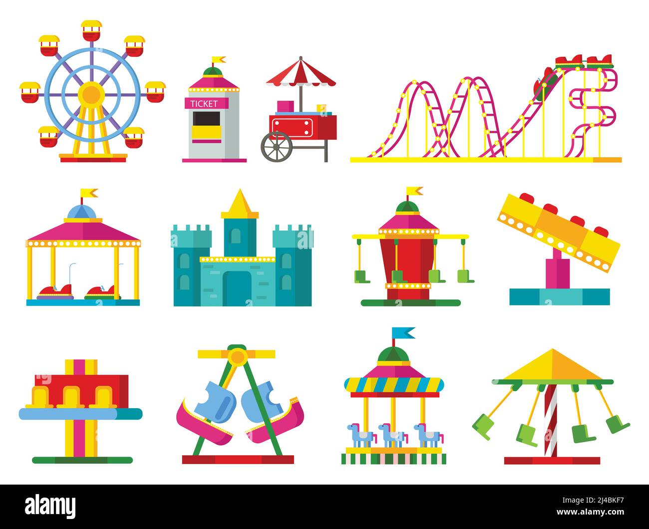 Funfair scary Cut Out Stock Images & Pictures - Alamy