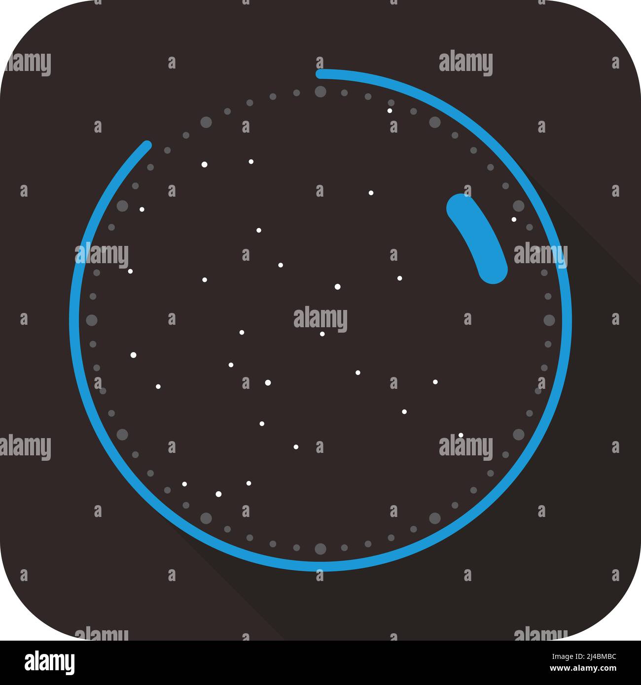 Space clock flat fashion icon design, watch icon, vector Stock Vector ...