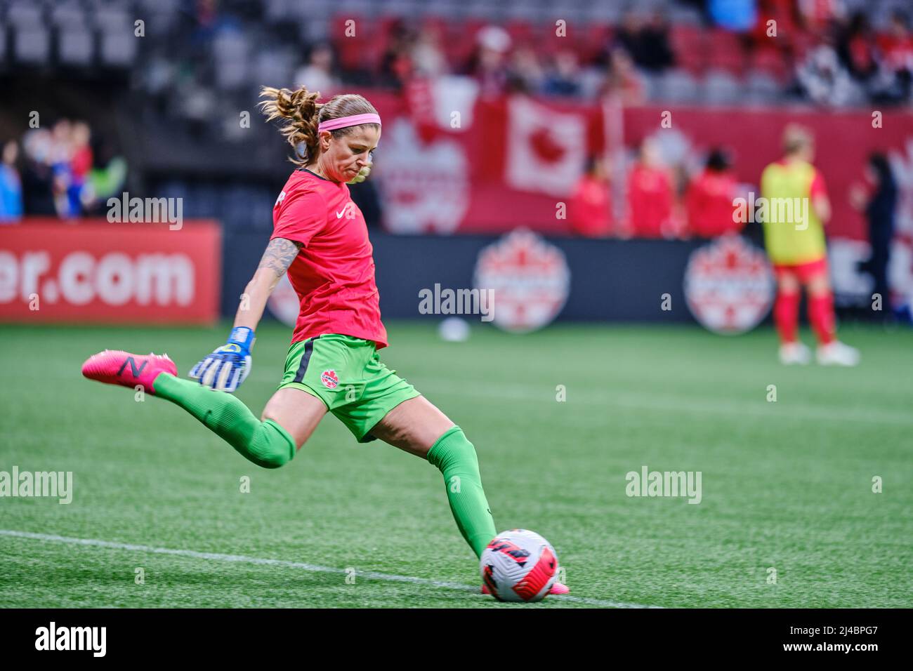 Vancouver, British Columbia, Canada. 8th April, 2022. Stephanie Labbe ...