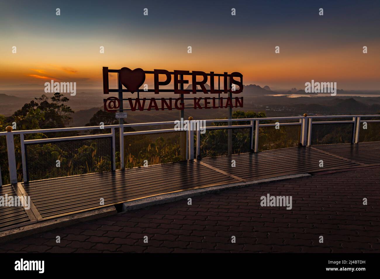 Wang Kerian view Point at Perlis state of Malaysia Stock Photo - Alamy