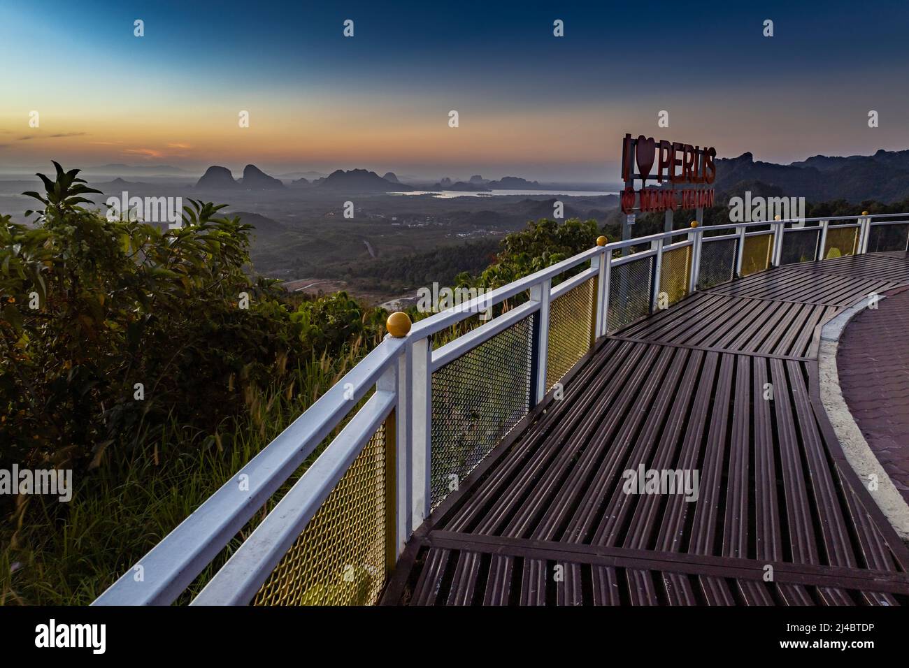 Wang Kerian view Point at Perlis state of Malaysia Stock Photo - Alamy