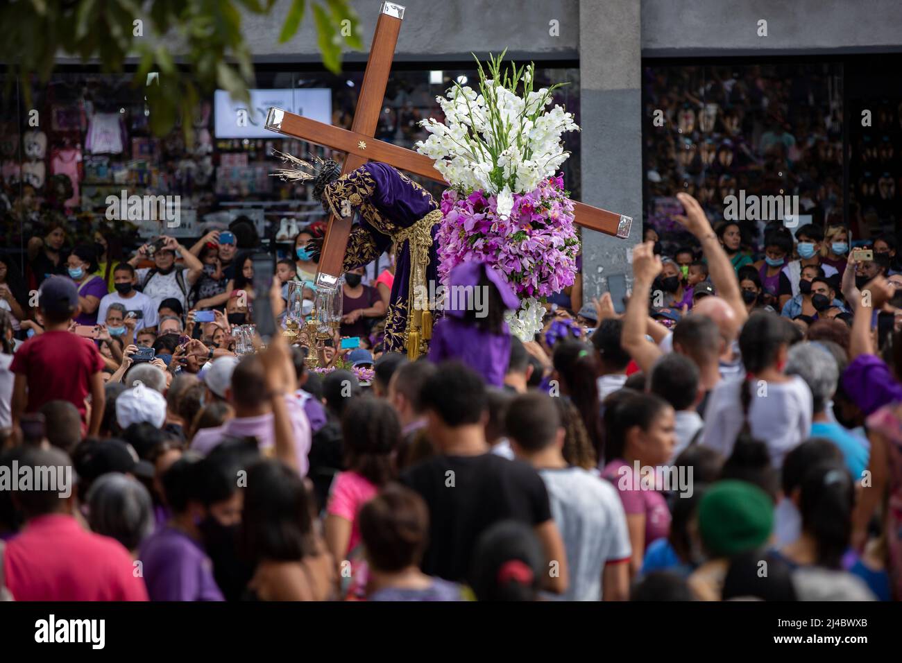 Procession of the nazareno de san pablo hi-res stock photography and ...