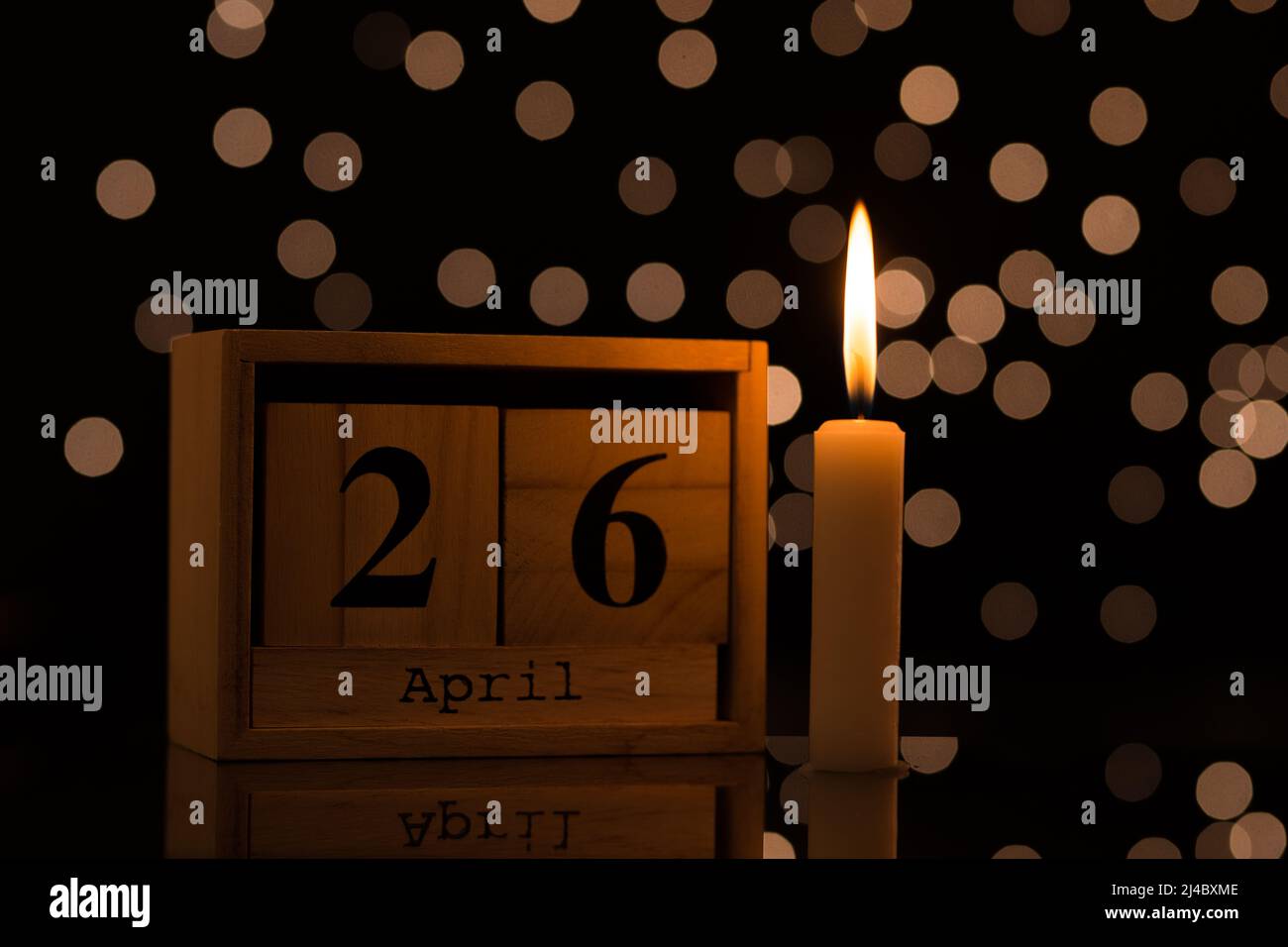 Candle and calendar from April 26, the death of Richard Nixon, and the ...