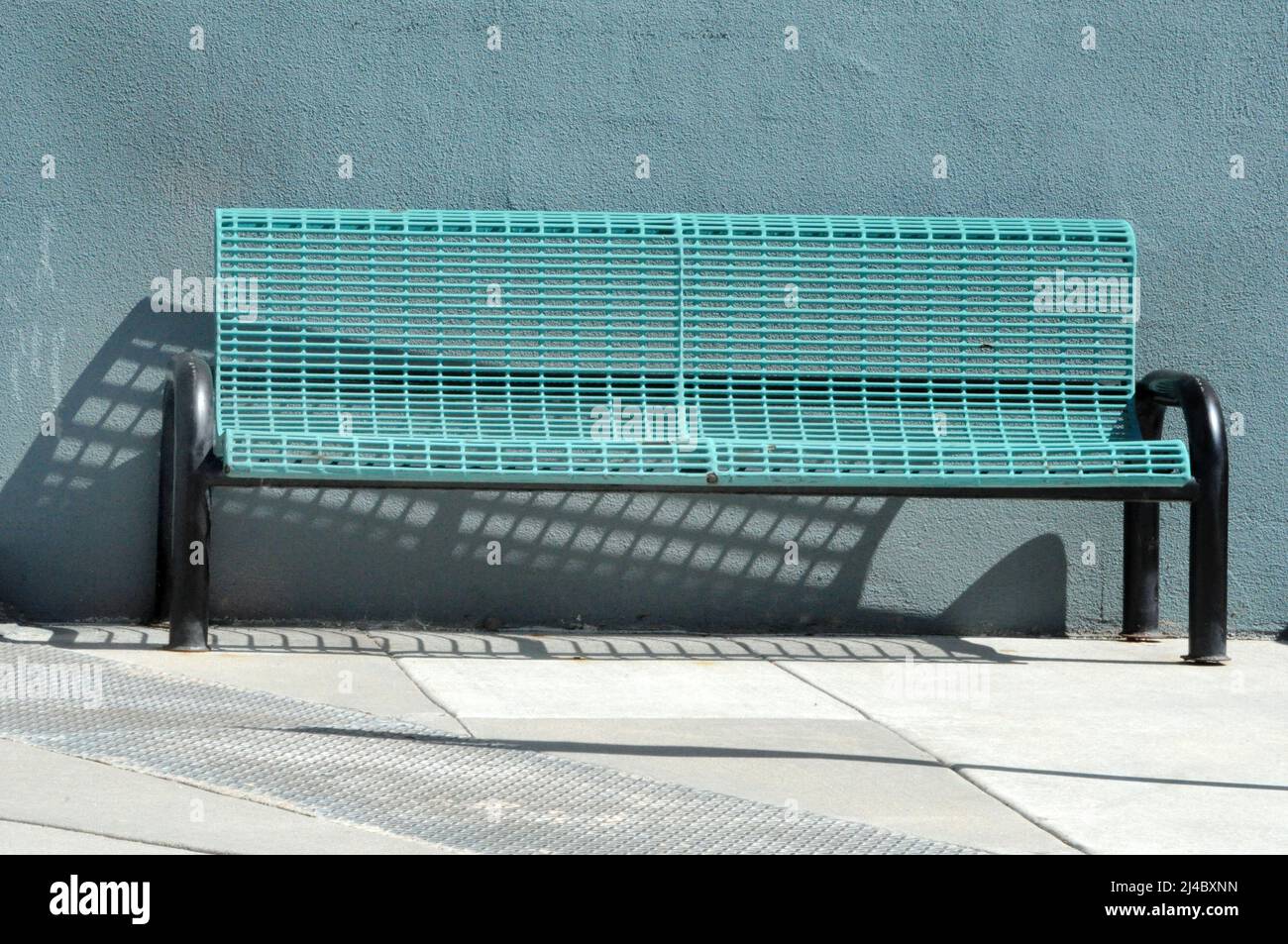 Bench with shadow hi-res stock photography and images - Alamy