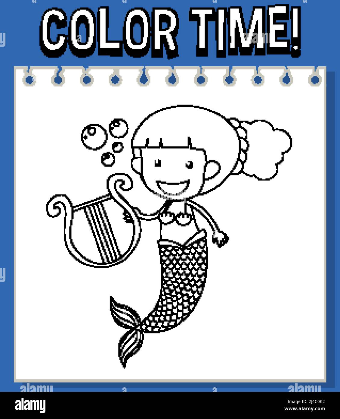Worksheets template with color time text and Mermaid outline ...