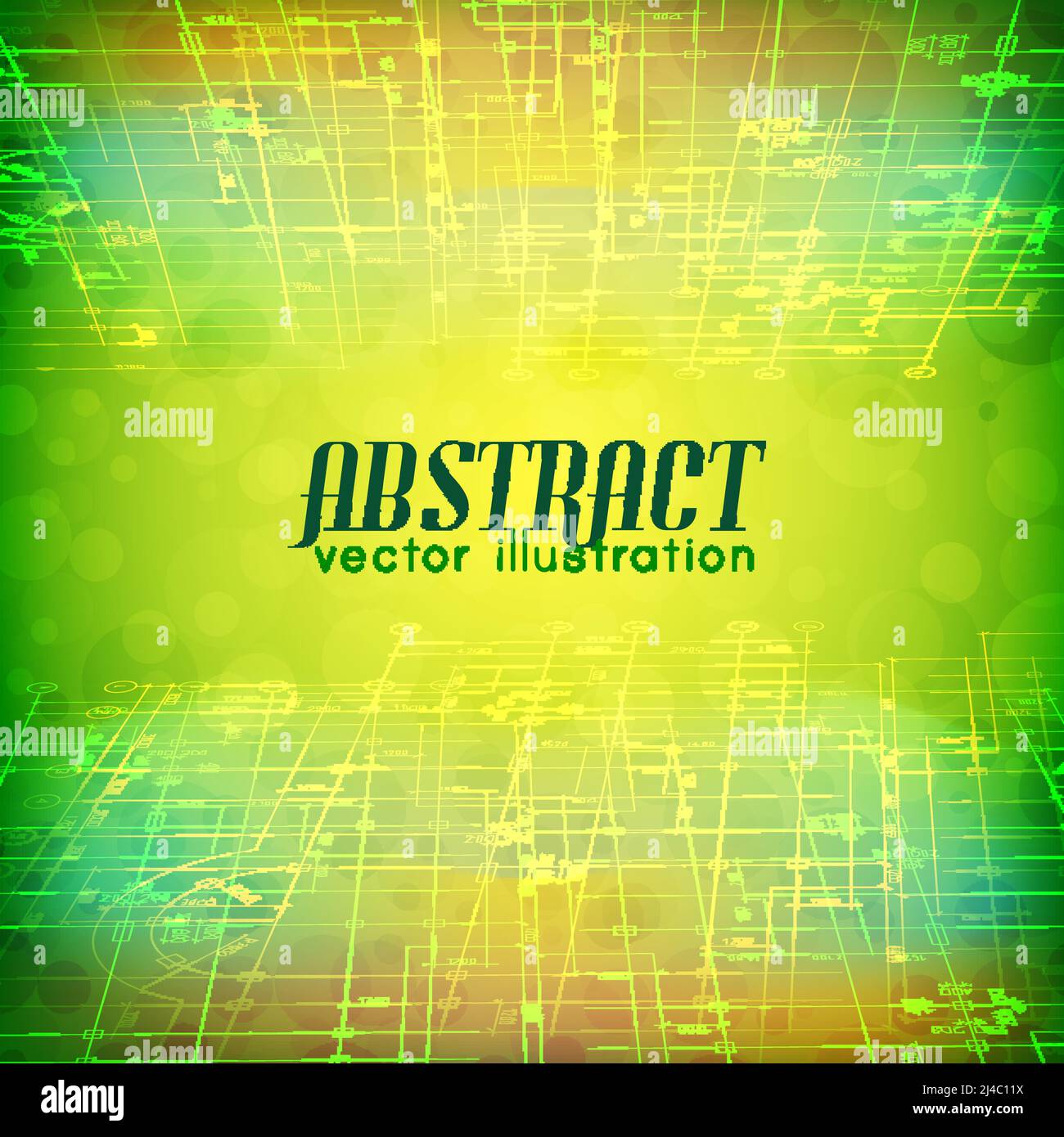 Bright futuristic abstract template with scientific grid light glowing ...
