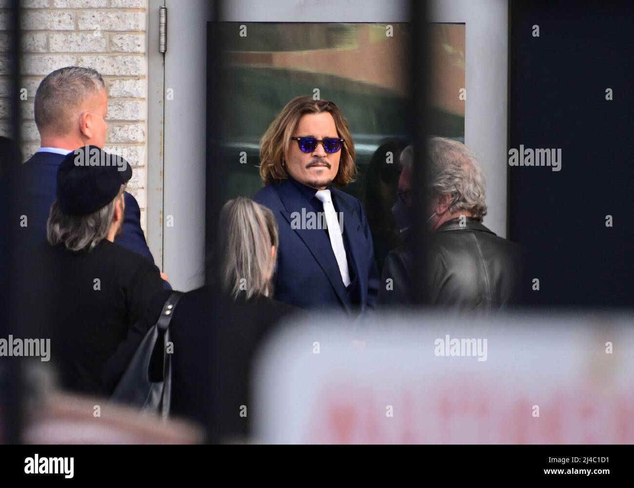 Johnny Depp arrives at the Fairfax County Courthouse in Fairfax, VA ...