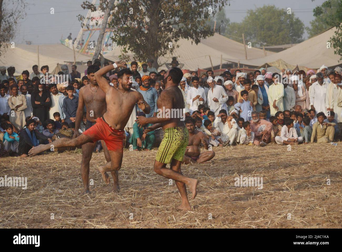 April 8, 2022, Jandraka, Punjab, Pakistan: Pakistani traditional ...