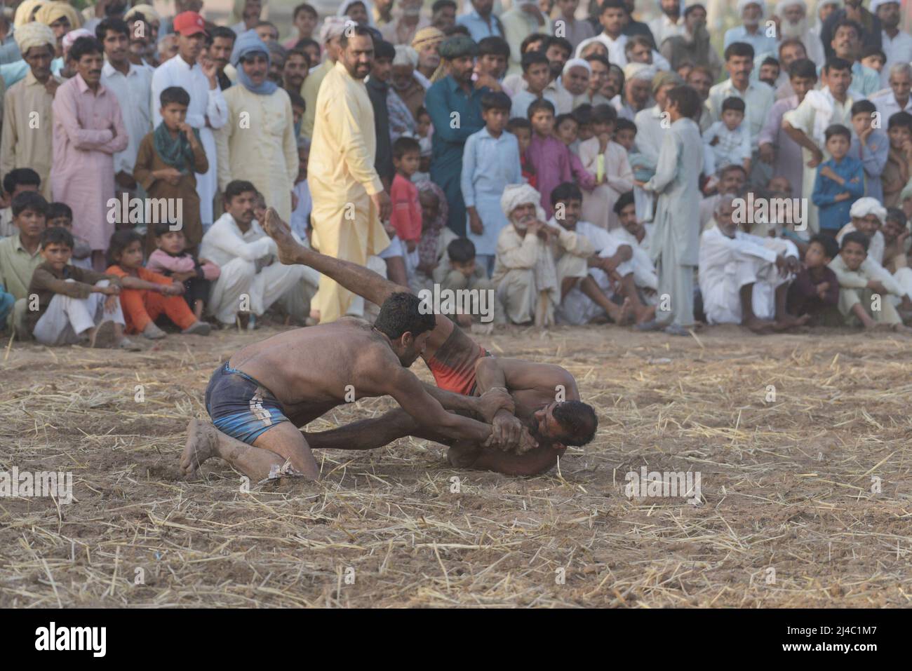 April 8, 2022, Jandraka, Punjab, Pakistan: Pakistani traditional ...