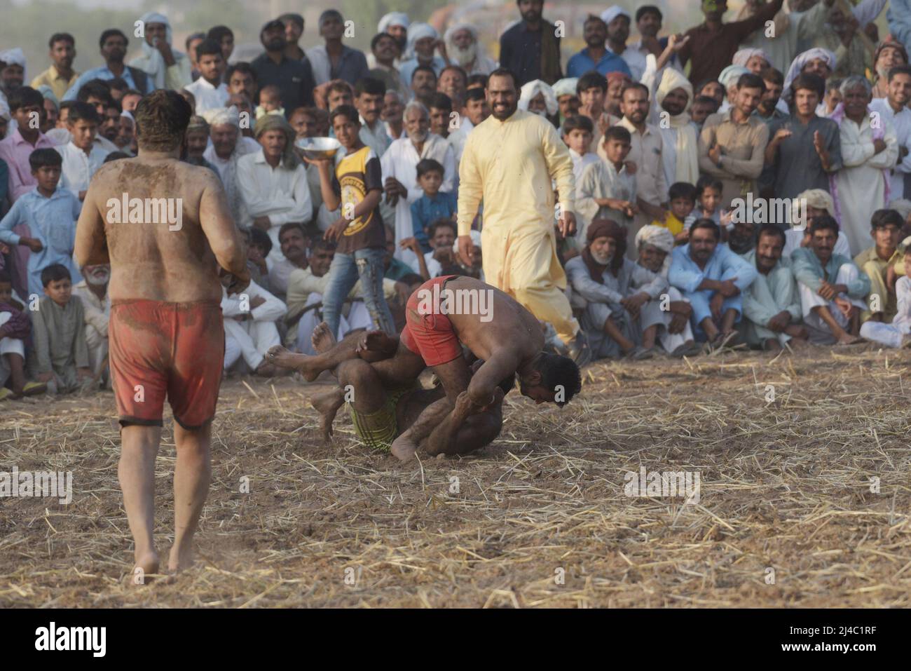 April 8, 2022, Jandraka, Punjab, Pakistan: Pakistani traditional ...
