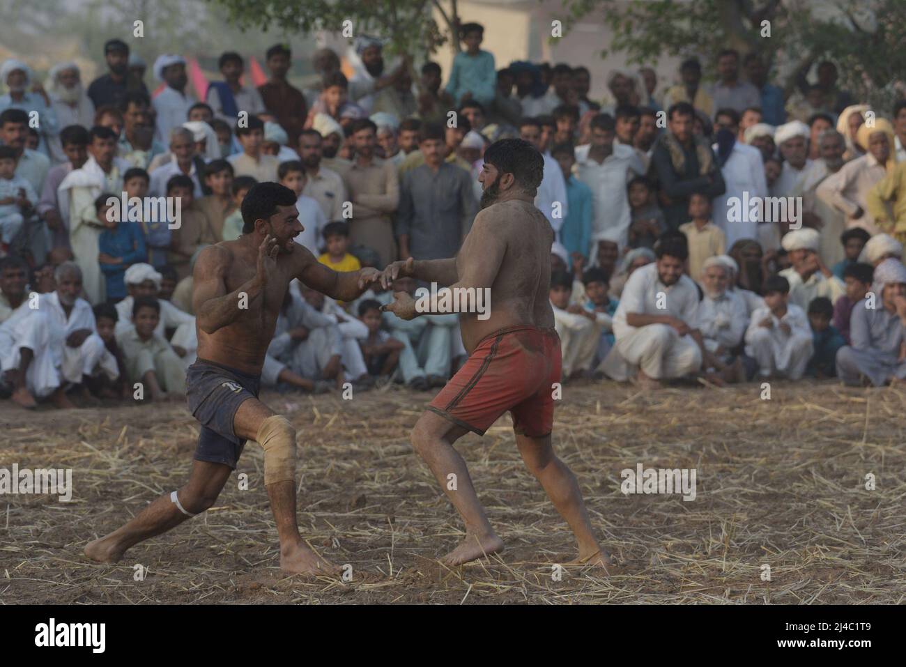 April 8, 2022, Jandraka, Punjab, Pakistan: Pakistani traditional ...