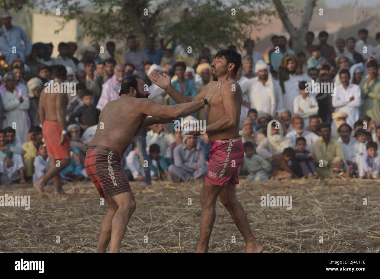 April 8, 2022, Jandraka, Punjab, Pakistan: Pakistani traditional ...