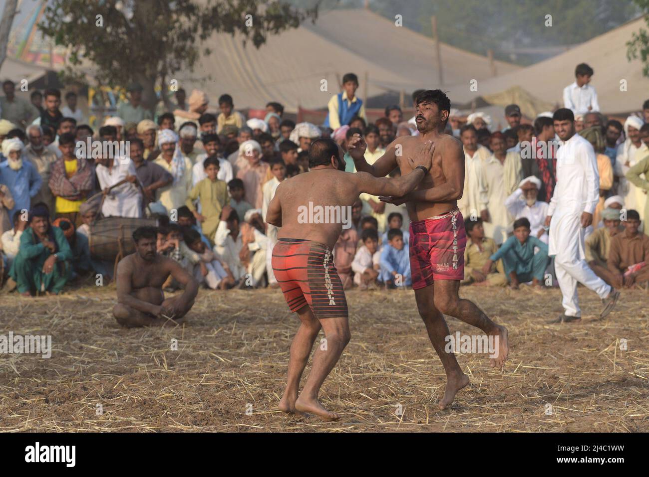 April 8, 2022, Jandraka, Punjab, Pakistan: Pakistani traditional ...