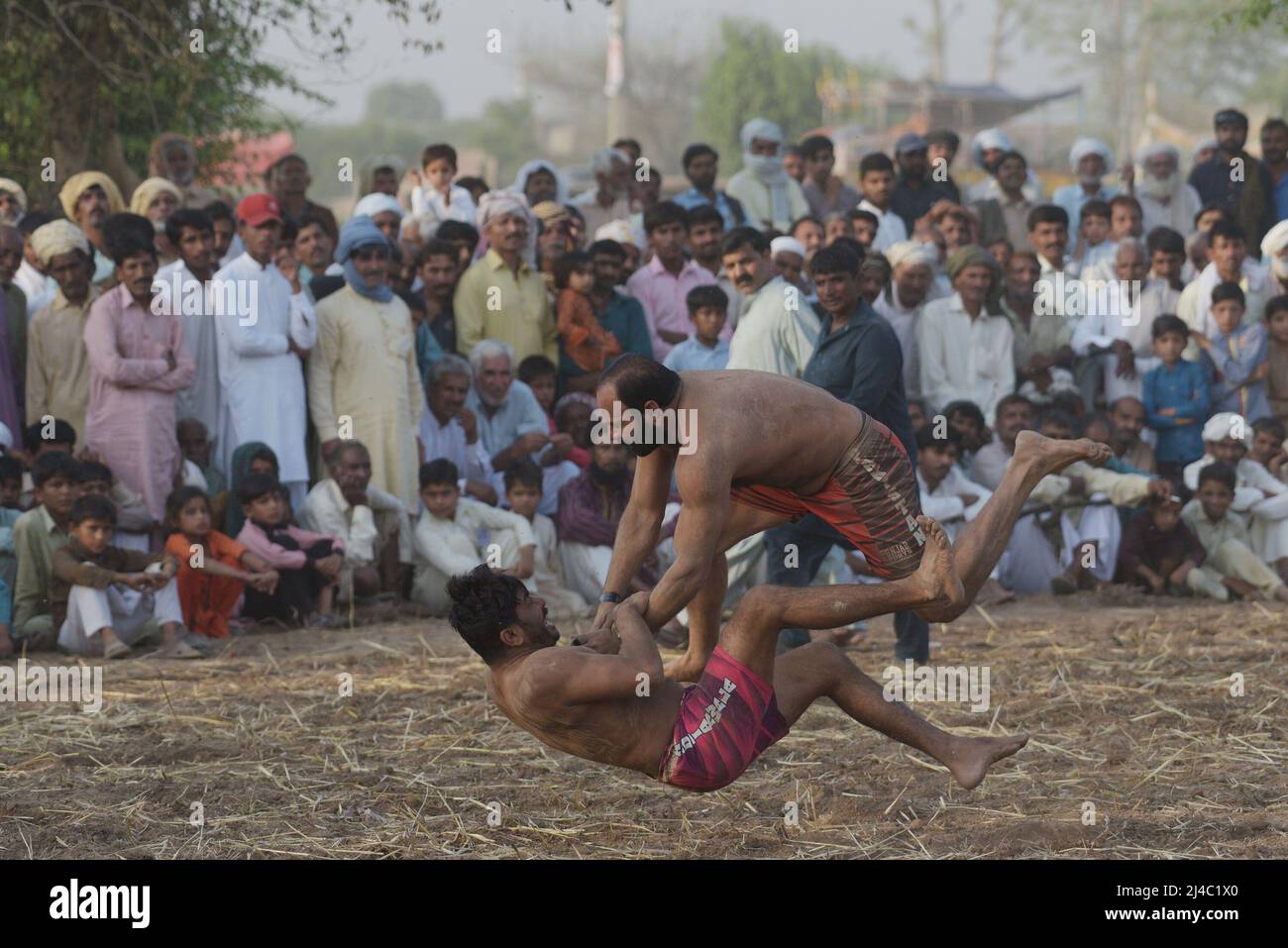 April 8, 2022, Jandraka, Punjab, Pakistan: Pakistani traditional ...