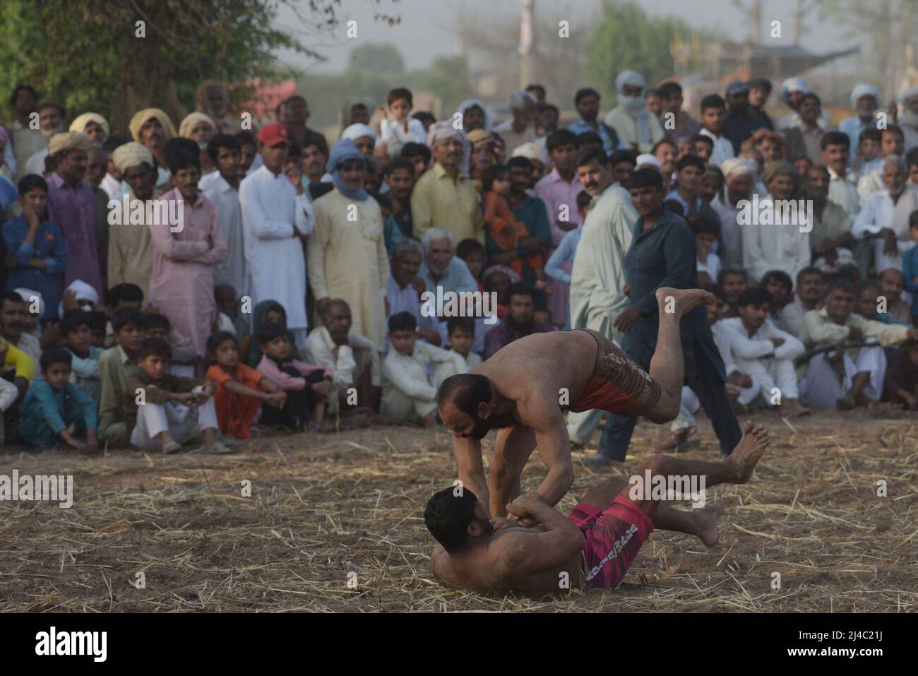 April 8, 2022, Jandraka, Punjab, Pakistan: Pakistani traditional ...
