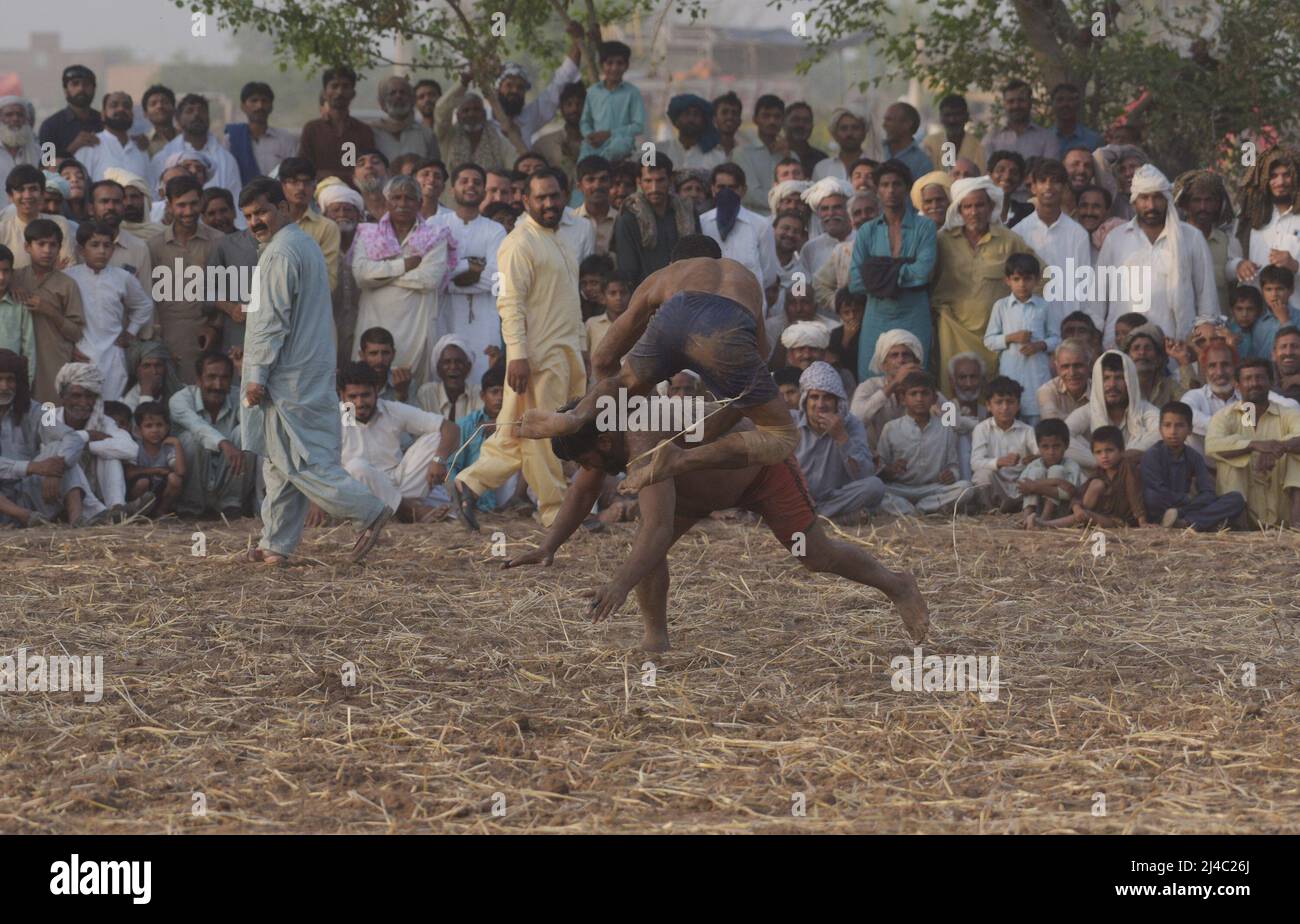 April 8, 2022, Jandraka, Punjab, Pakistan: Pakistani traditional ...