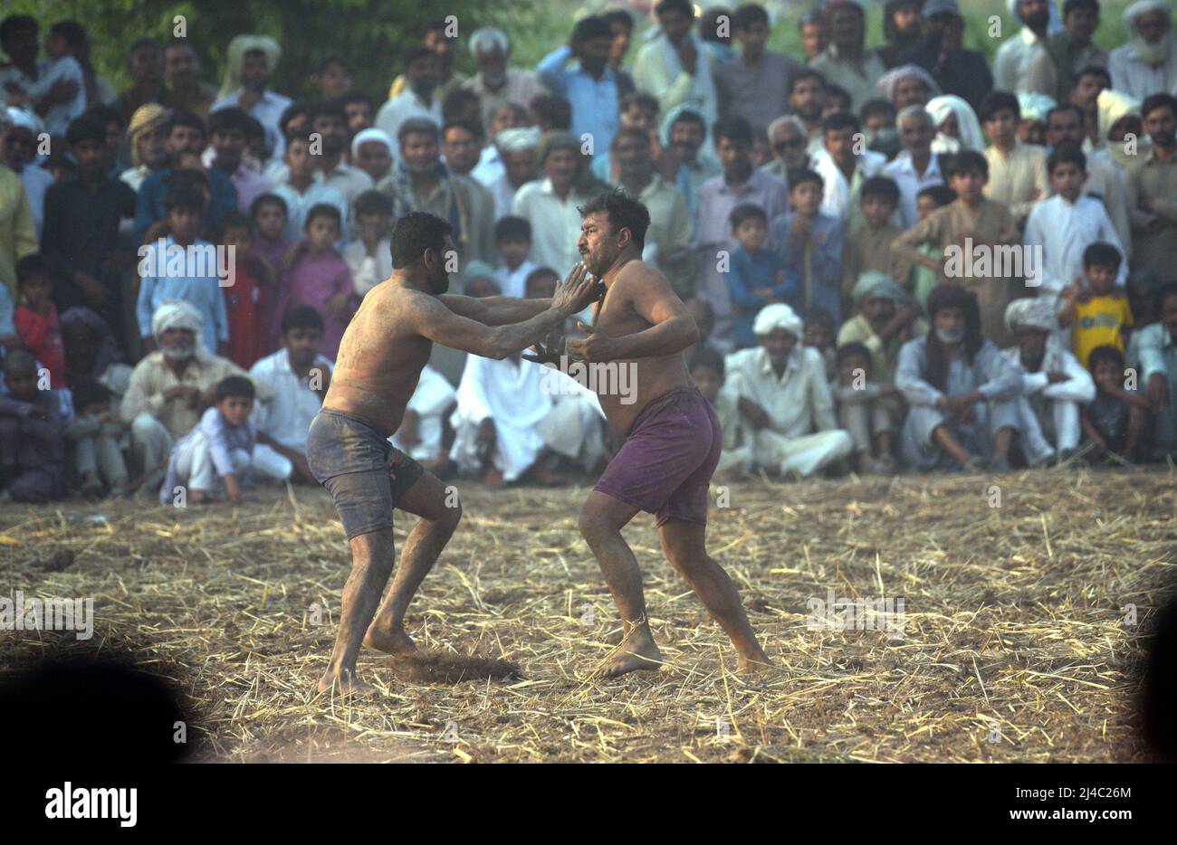 April 8, 2022, Jandraka, Punjab, Pakistan: Pakistani traditional ...