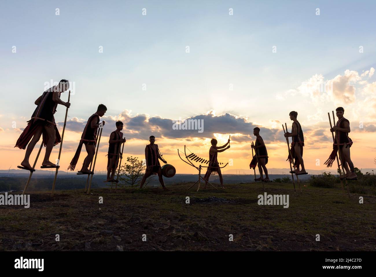 Gong in vietnam Stock Photo - Alamy